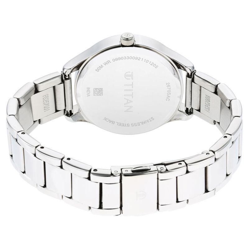 Buy Online Titan Wander Analog Stainless Steel Strap Watch for Women ...