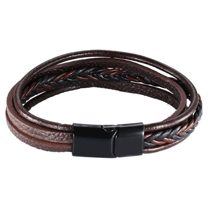 Buy Online Fastrack Pulse Quartz Analog Brown Dial With Brown Stainless ...