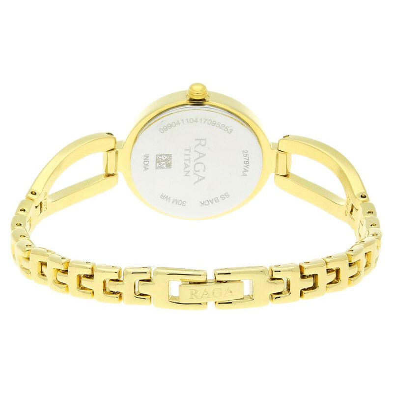 Buy Online Titan Raga Viva Champagne Dial Women Watch With Metal Strap ...