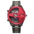 Buy Online Fastrack Overdrive Chronograph Micromotor Black Dial Black ...