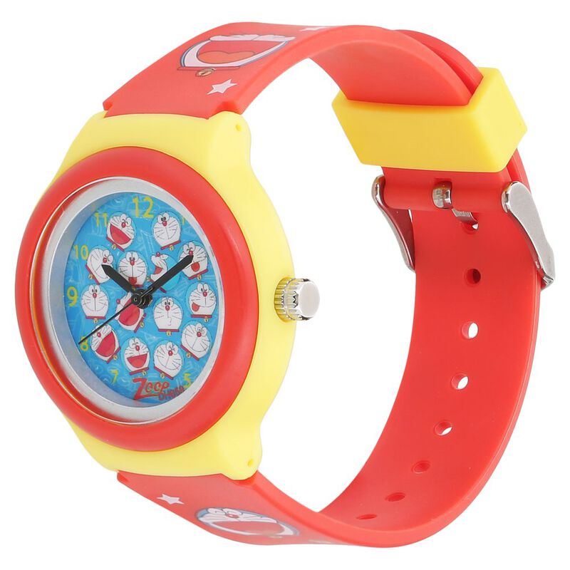 Buy Online Zoop By Titan Quartz Analog Blue Dial PU Strap Watch for ...