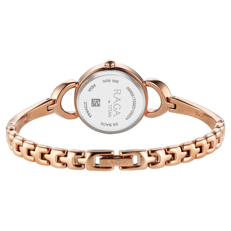 Buy Online Titan Raga Rose Gold Dial Watch for Women - 2724wm01 | Titan