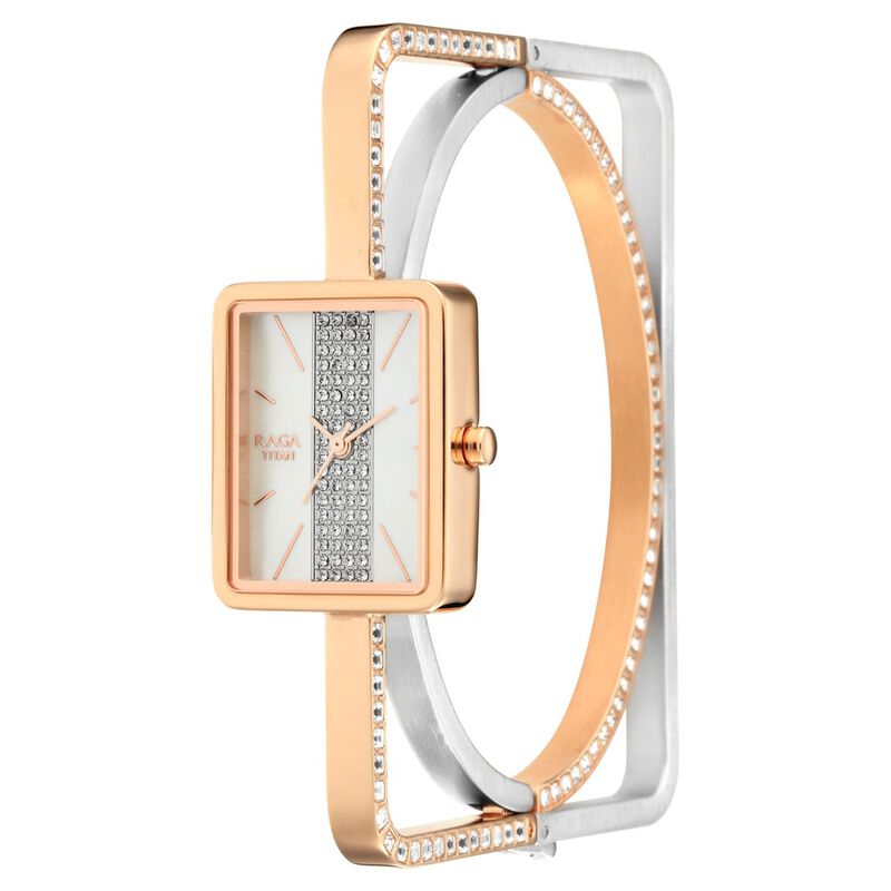 Buy Online Titan Raga Facets Mother of Pearl Dial Women Watch With ...