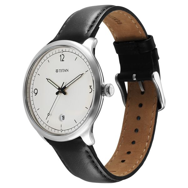 Buy Online Titan Timeless Treasures Quartz Analog with Date White Dial ...
