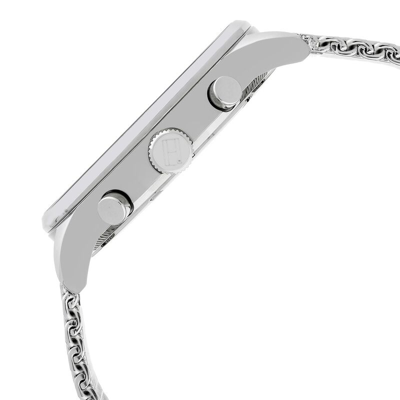 Buy Online Tommy Hilfiger Quartz Multifunction Grey Dial Stainless ...
