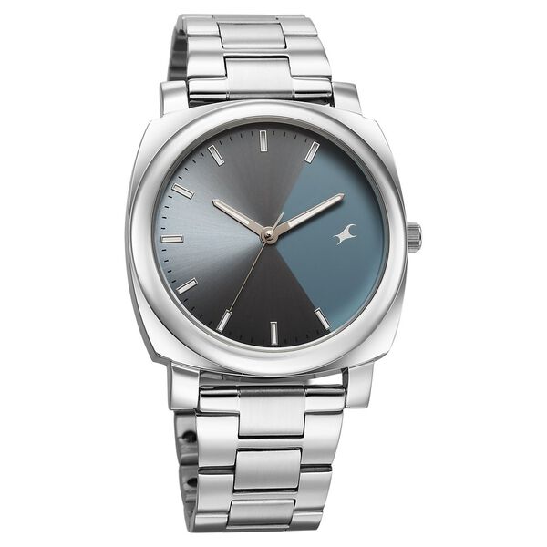 Buy Online Fastrack Stunners X Quartz Analog Blue Dial Stainless Steel ...