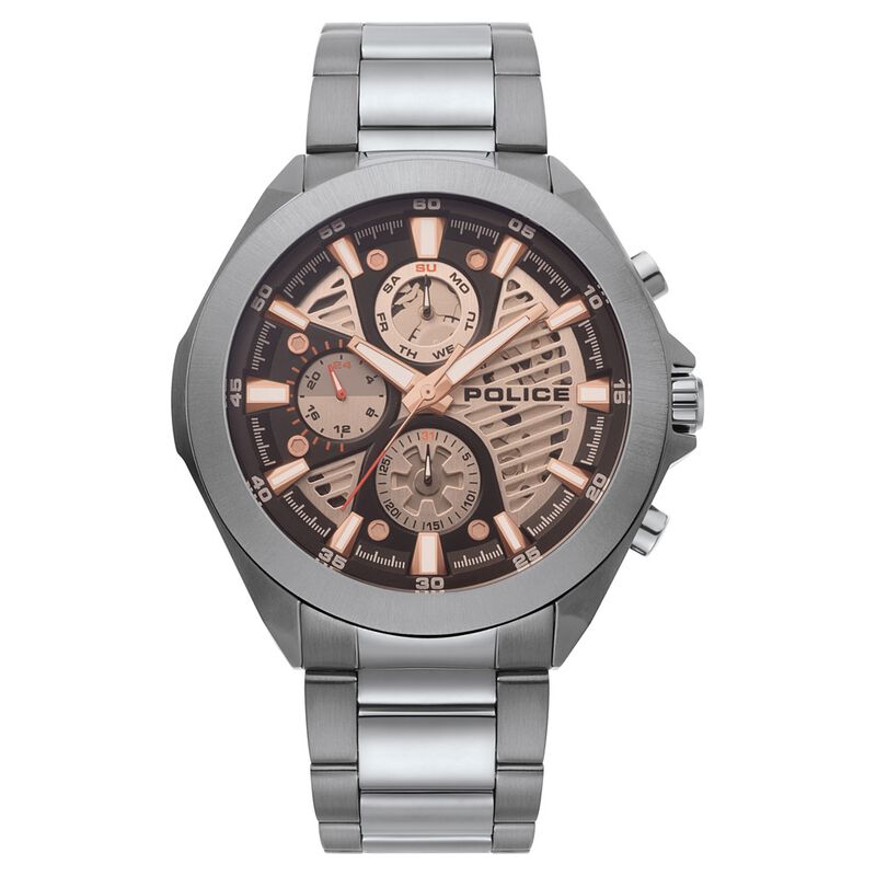Buy Online Police Multifunction Silver Dial Watch for Men ...