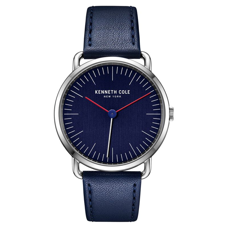 Buy Online Kenneth Cole Analog Blue Dial Watch for Men - ndkc50777002mn ...