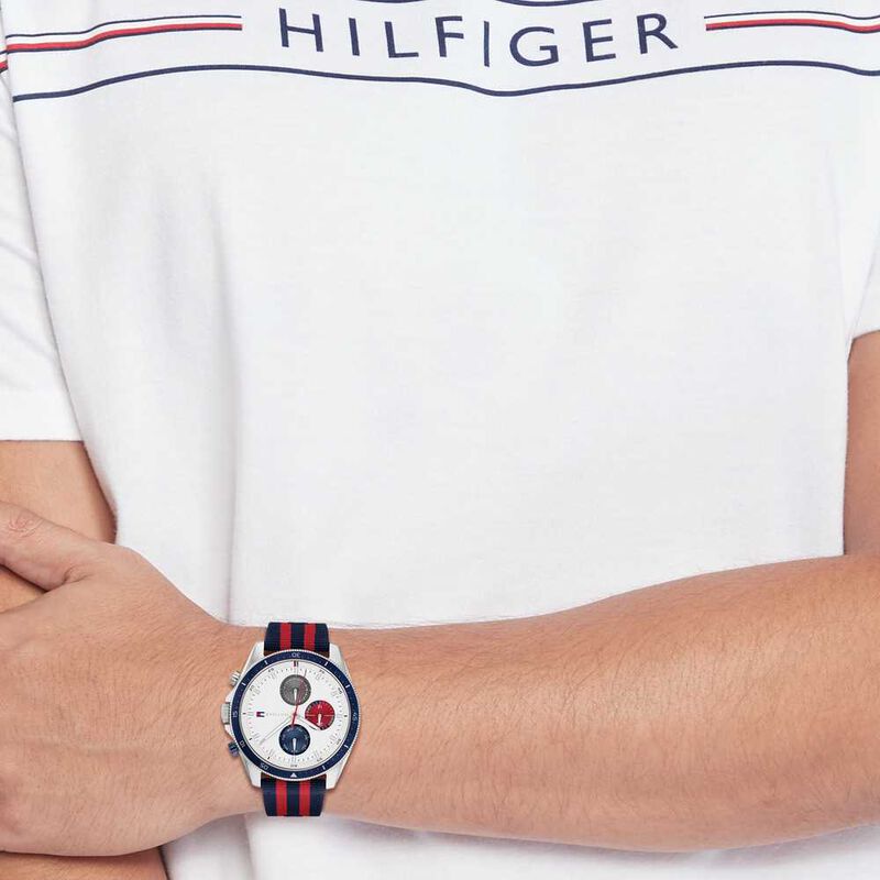 Buy Online Tommy Hilfiger White Dial Quartz Analog Watch for Men ...