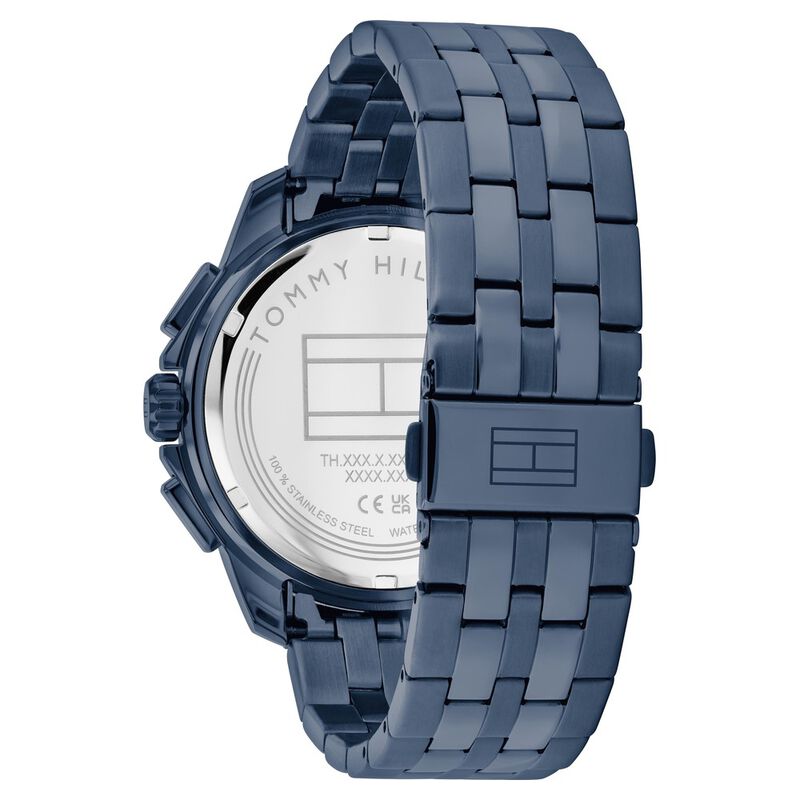 Buy Online Tommy Hilfiger Quartz Multifunction Blue Dial Blue Stainless ...