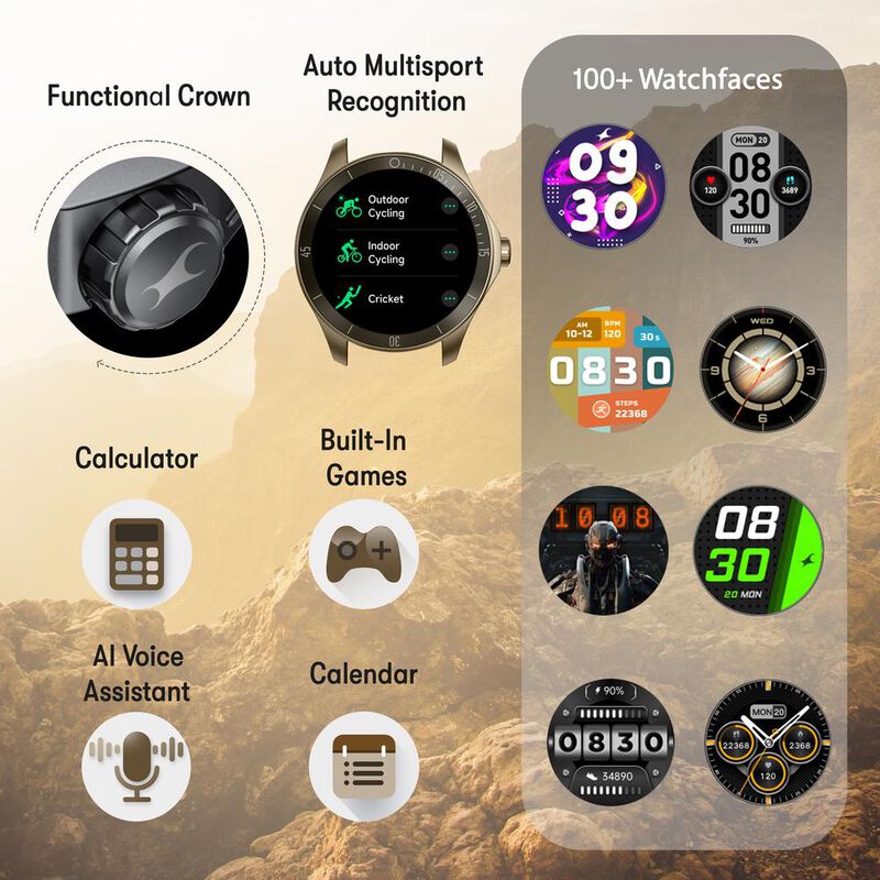 Buy Online Fastrack Rogue with 3.5 CM UltraVU HD Display Sporty ...