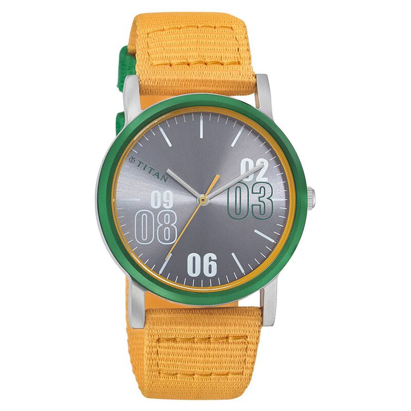 Buy Online Titan Quartz Analog Grey Dial Fabric Strap Watch for Women ...