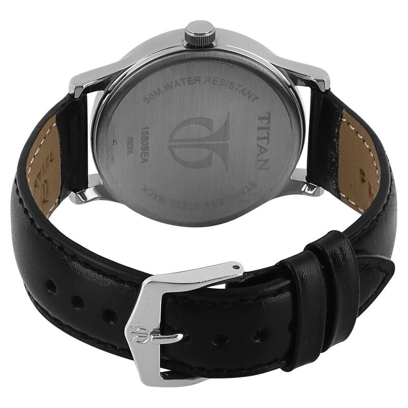 Buy Online Titan Quartz Analog Silver Dial Watch for Men - ne1580sl01c ...