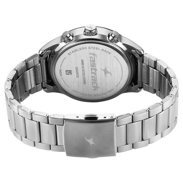Buy Online Fastrack Overdrive Quartz Chronograph Tachymeter White Dial ...