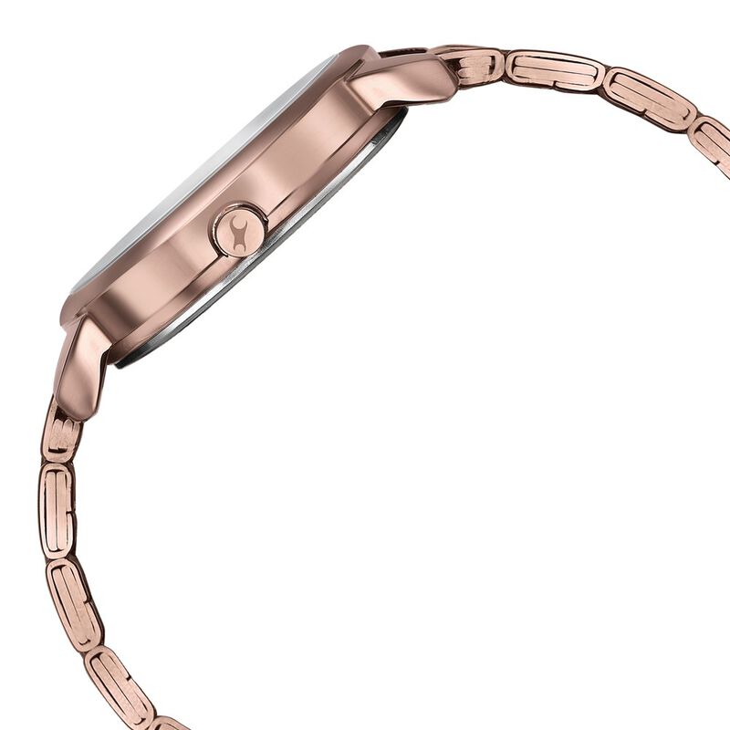 Buy Online Fastrack Stunners Quartz Analog Brown Dial Stainless Steel ...