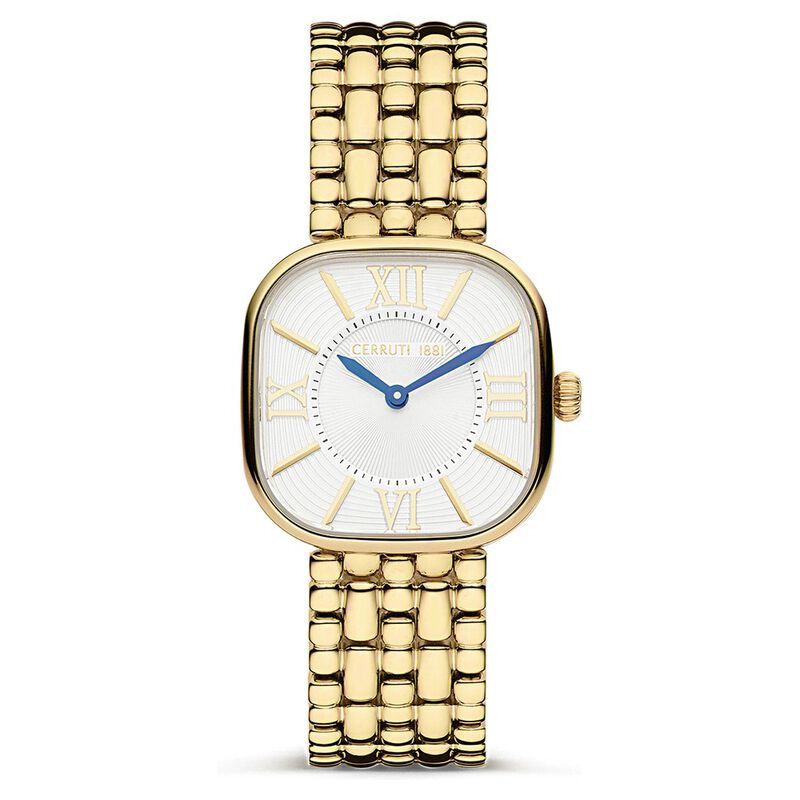 Buy Online Cerruti 1881 Quartz Analog Off White Dial Stainless Steel ...
