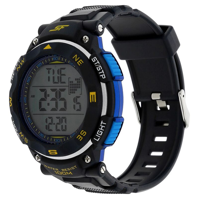 Buy Online SF Digital Dial Plastic Strap Watch for Men - nm77011pp03 ...