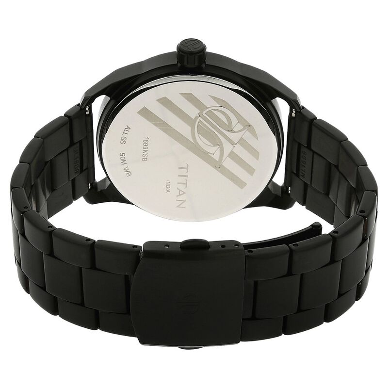 Buy Online Titan Quartz Brown Dial Analog with Date Stainless Steel ...