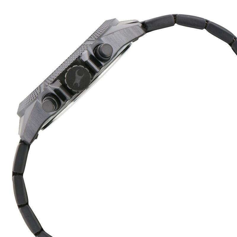 Buy Online Fastrack Loopholes Quartz Multifunction Black Dial Stainless ...