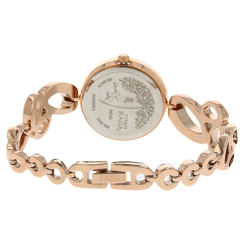 Buy Online Titan Raga Garden of Eden Mother of Pearl Dial Analog Metal ...