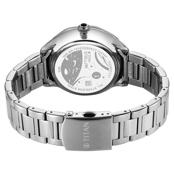 Buy Online Titan Stellar Analog with Sun Moon Phase and Blue Dial ...