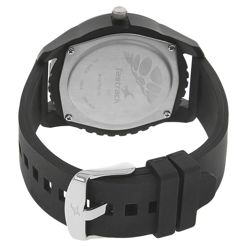 Buy Online Fastrack Quartz Analog Silver Dial Plastic Strap Watch for ...