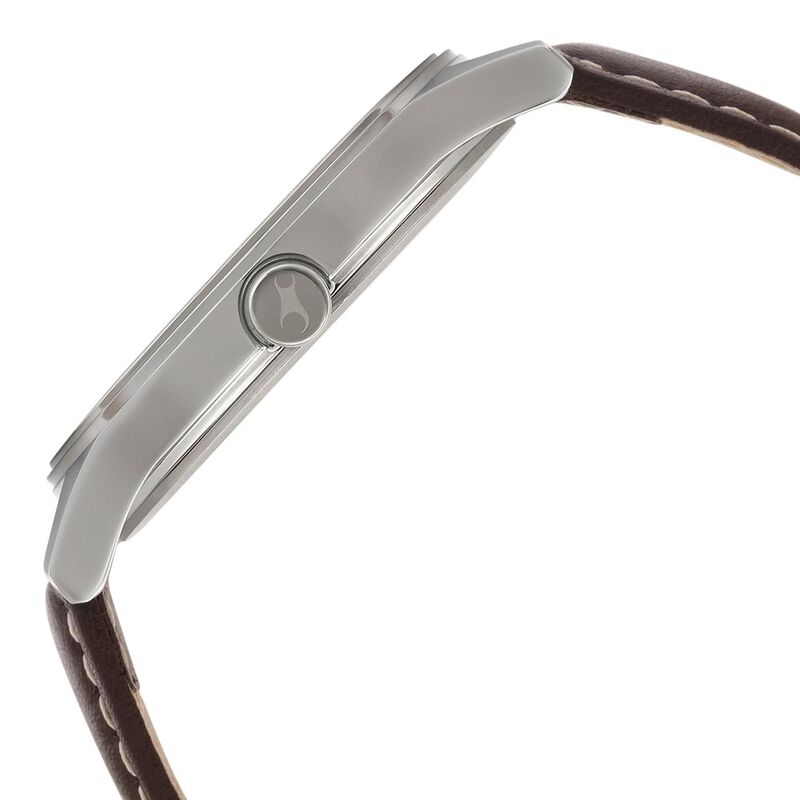 Buy Online Fastrack Bare Basics Quartz Analog Brown Dial Leather Strap ...