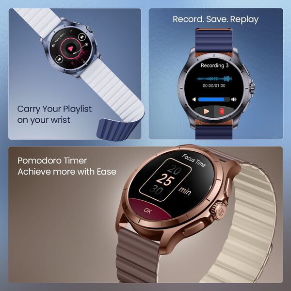 Buy Online Titan Evoke Smartwatch 1.32" inch AMOLED Display with AOD ...