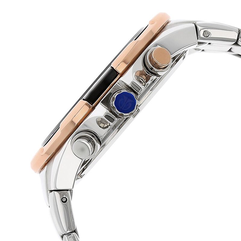 Buy Online Titan Quartz Chronograph Black Dial Stainless Steel Strap ...