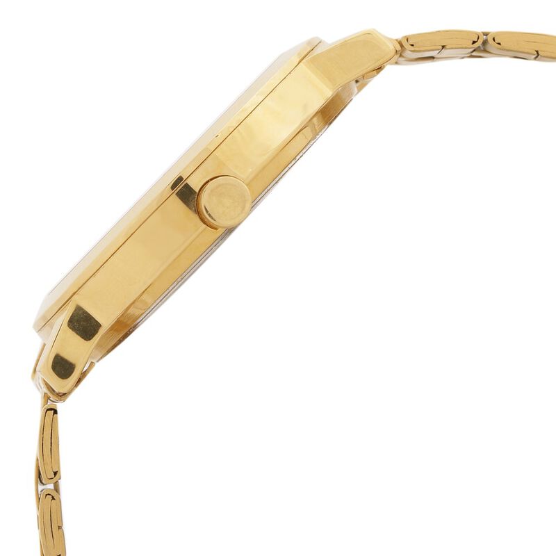 Buy Online Sonata Quartz Analog with Day and Date Golden Dial Stainless ...