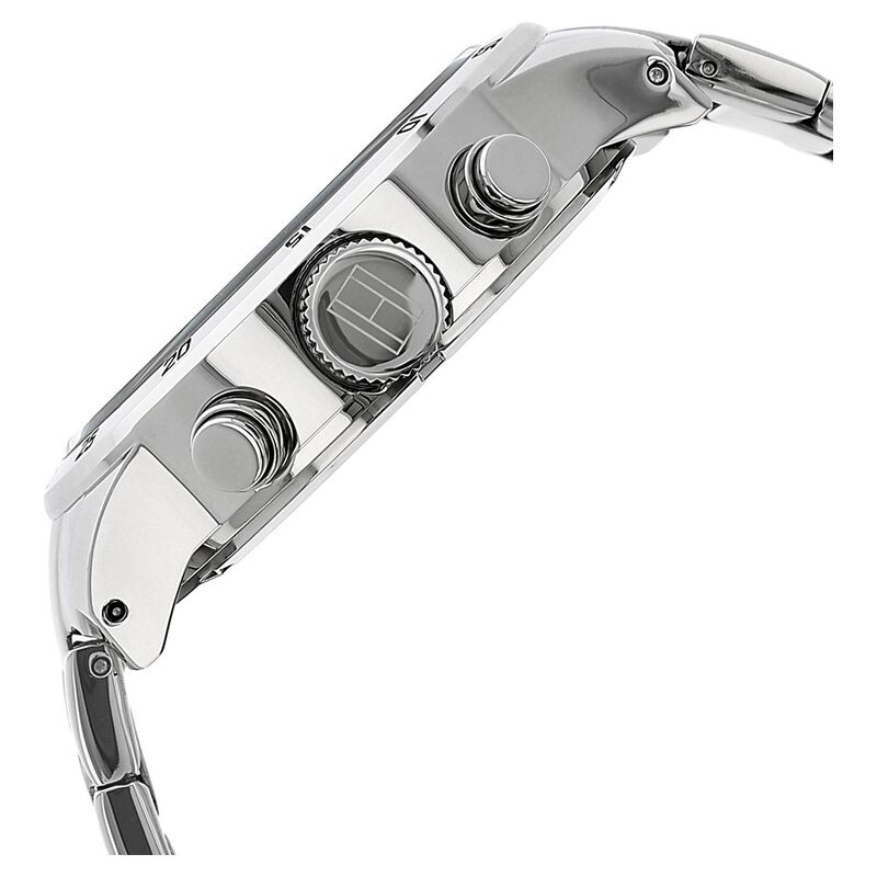 Buy Online Tommy Hilfiger Quartz Analog Black Dial Metal Strap Watch ...