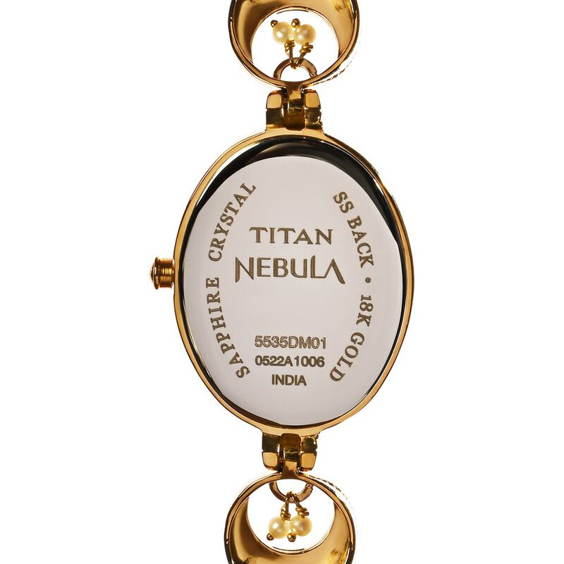 Buy Online Nebula by Titan Quartz Analog Mother of Pearl Dial 18 Karat ...