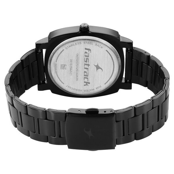 Buy Online Fastrack Stunners X Quartz Analog Black Dial Stainless Steel ...