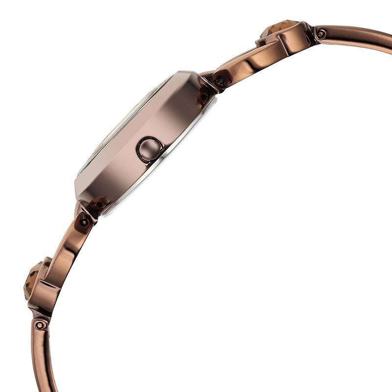Buy Online Titan Raga Viva Quartz Analog Champagne Dial Metal Strap ...
