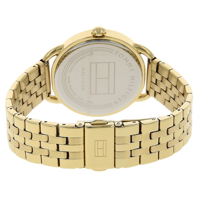 Buy Online Tommy Hilfiger Quartz Analog Blue Dial Metal Strap Watch for ...