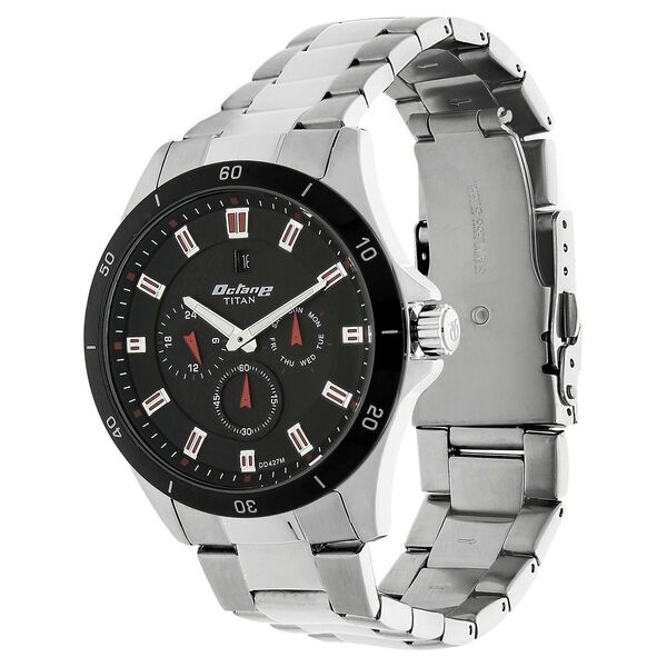 Buy Online Titan Quartz Analog Black Dial Watch for Men - 1623km01j | Titan