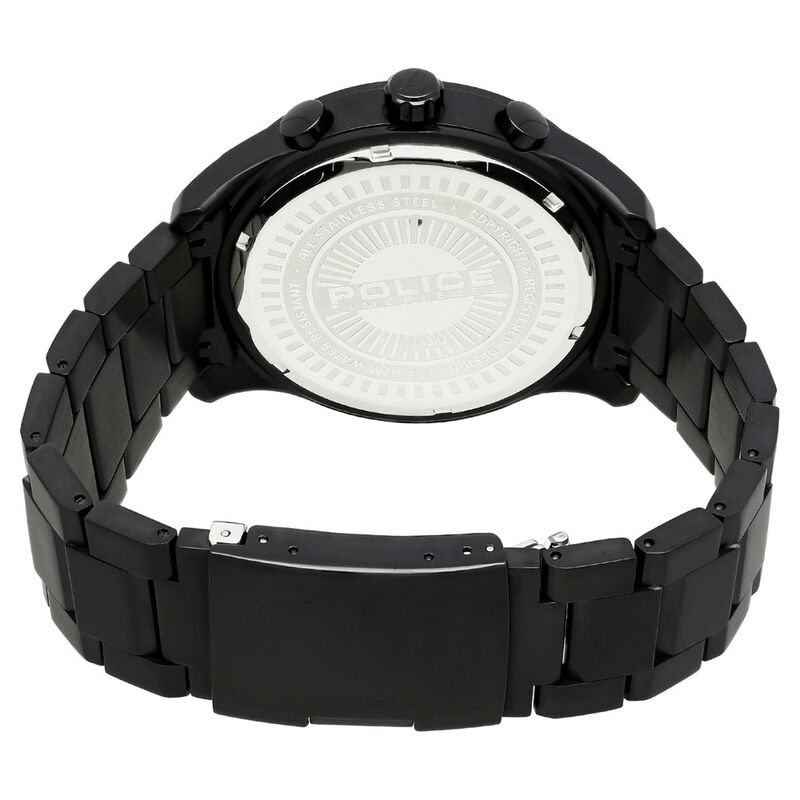 Buy Online Police Quartz Multifunction Black Dial Metal Strap Watch for ...
