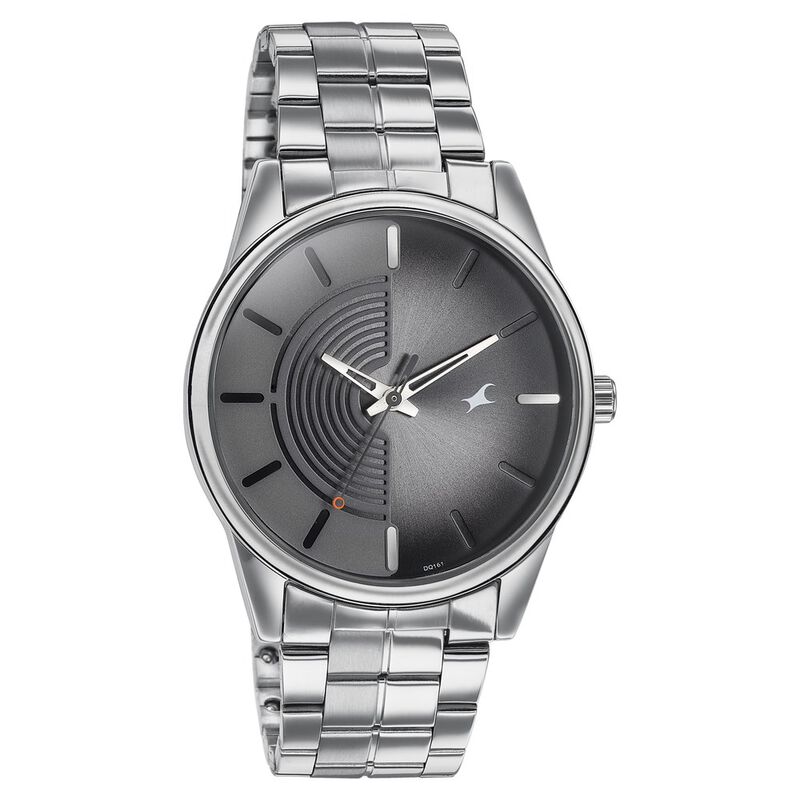 Buy Online Fastrack Stunners Quartz Analog Grey Dial Stainless Steel ...