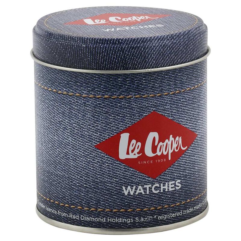 Buy Online Lee Cooper Blue Dial Chronograph Watch for Men - lc06361099 ...