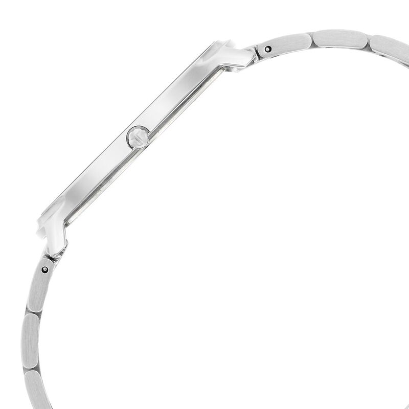 Buy Online Titan Edge Metal Silver Dial Stainless Steel Strap Watch for ...