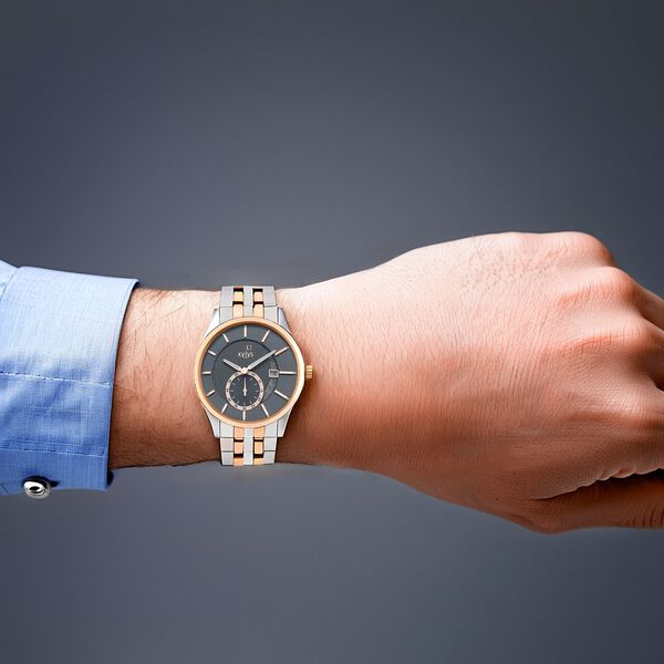 Buy Online Xylys Offsets Swiss Analog Stainless Steel Grey Dial Watch ...