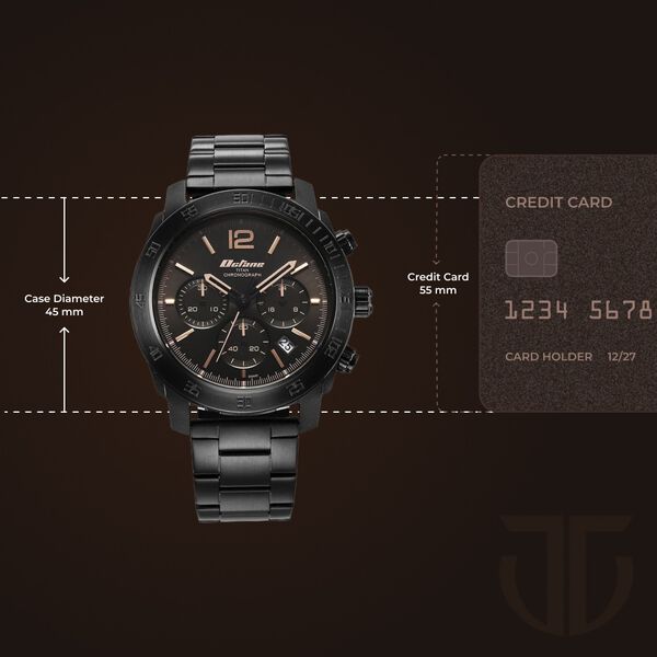 Buy Online Titan Octane Classic Sporty Quartz Chronograph Black Dial ...