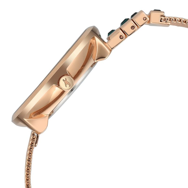 Buy Online Fastrack Fleek Quartz Analog Green Dial Stainless Steel ...