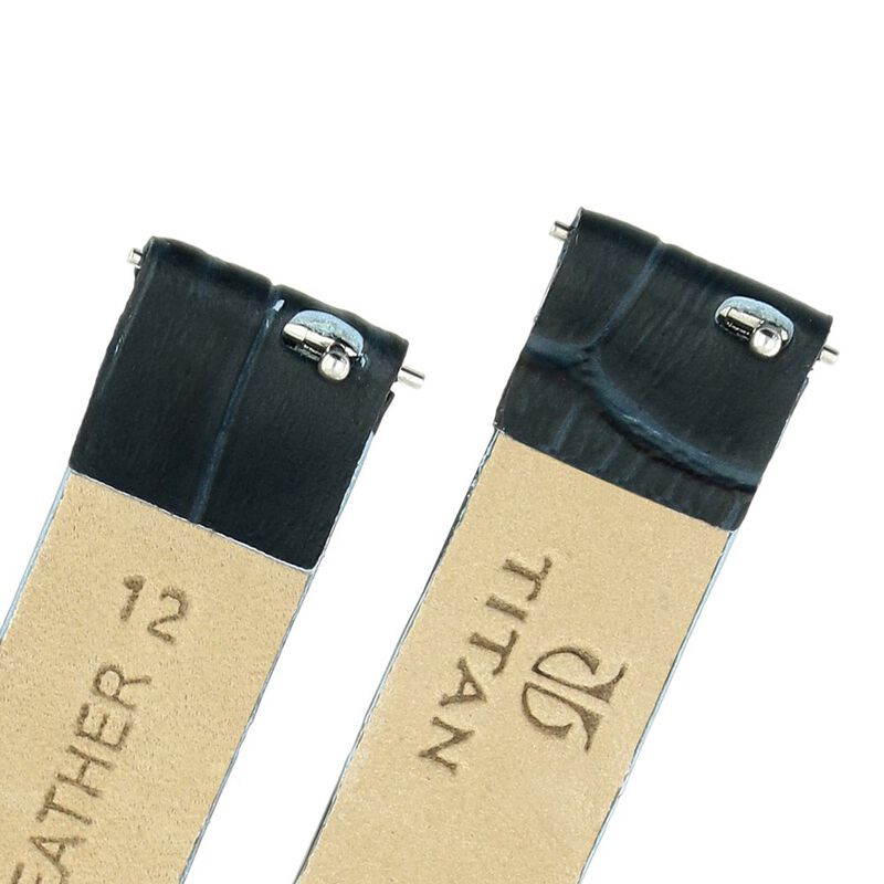 Buy Online 12 mm Blue Genuine Leather Strap for Women - nf113108012sq ...