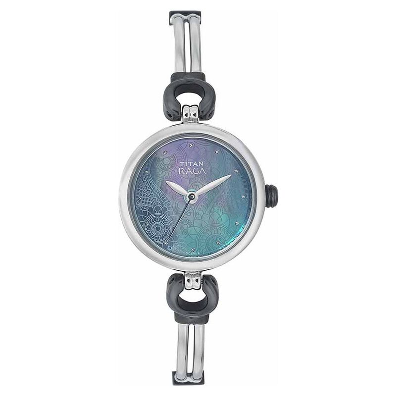 Buy Online Titan Quartz Analog Mother Of Pearl Dial Watch for Women ...
