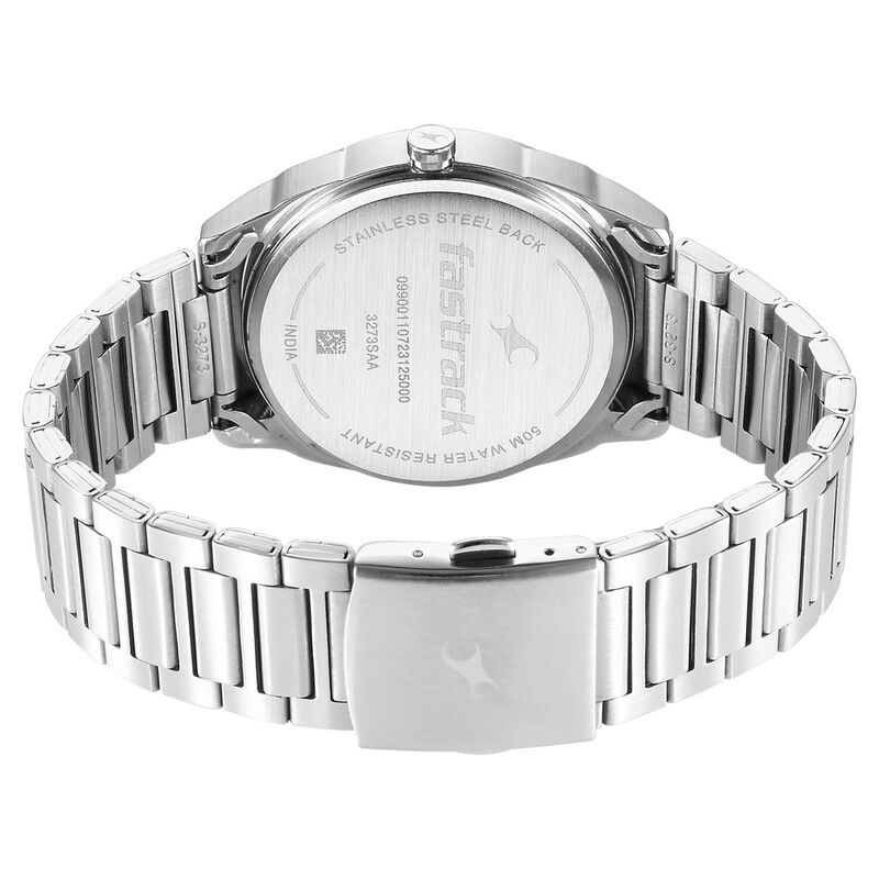 Buy Online Fastrack Quartz Analog White Dial Silver Stainless Steel ...