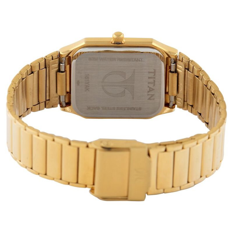 Buy Online Titan Quartz Analog with Day and Date Champagne Dial Watch ...