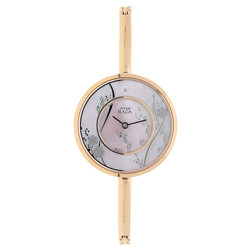 Buy Online Titan Raga Garden of Eden Silver Dial Analog Metal Strap ...