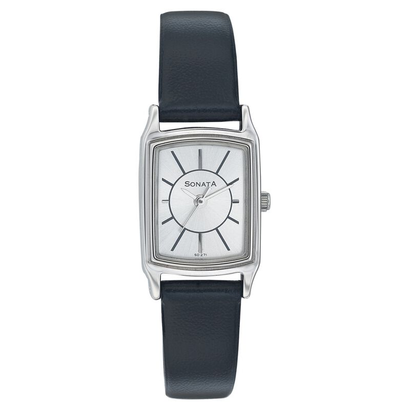 Buy Online Sonata Quartz Analog Silver Dial Strap Watch for Women ...