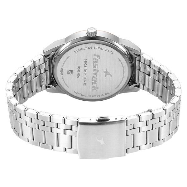 Buy Online Fastrack Stunners Quartz Analog Green Dial Metal Strap Watch ...